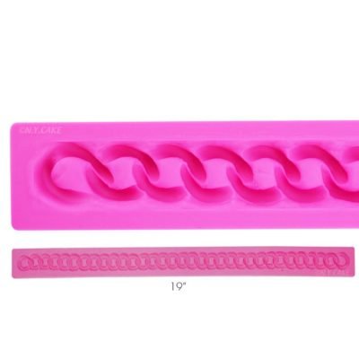 Large Chain Silicone Mold - Mia Cake House