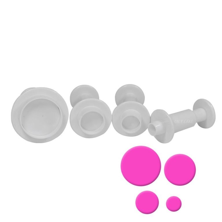 Round Plunger, Set of 4 - Mia Cake House